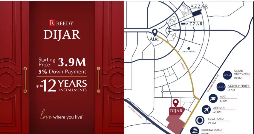 Dijar New Cairo Compound Unit Prices 2025 – Sixth Settlement | Nileestate